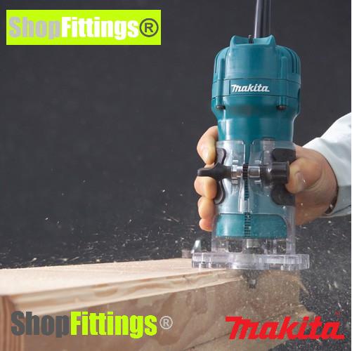 Jual Makita 3709 Mesin Profil Kayu Mini Router 6 mm Wood Trimmer Bit ¼ ...