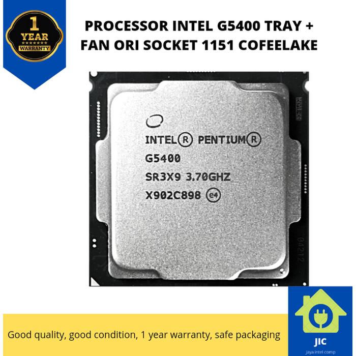 Jual PROCESSOR INTEL G5400 TRAY + FAN ORI SOCKET 1151 - Jakarta Pusat ...