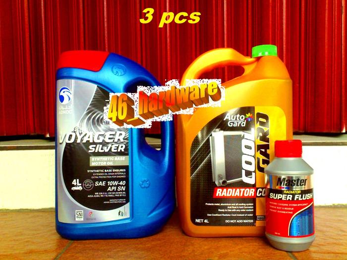 Jual ADNOC VOYAGER SILVER 10W40 GALON SN ACEA A3 4L AUTOGARD COOLANT ...