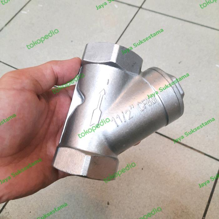 Jual Y Strainer 3/4" inch Stainless Steel / Y Strainer SS316 - Jakarta ...