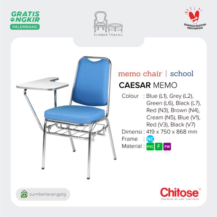 Jual Meja Kursi Belajar Meja Sekolah Kursi Lipat Kuliah Chitose Caesar ...