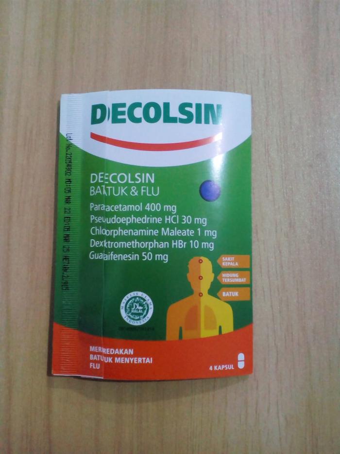 Jual Obat Batuk dan Flu Decolsin 4 Kapsul - Kab. Sleman - Haris ...