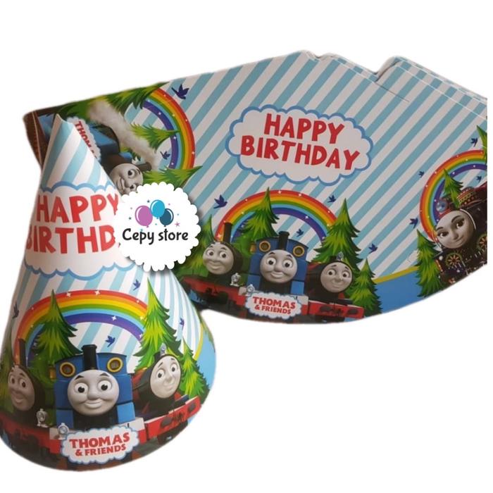 Jual Topi Ulang Tahun Kerucut / Topi Pesta Karakter Thomas - Jakarta ...
