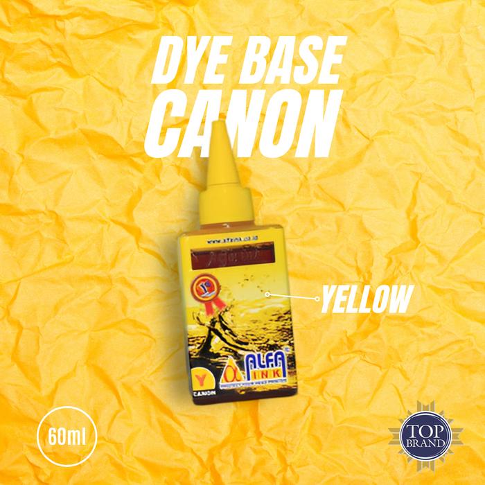 Jual Alfa Ink - TINTA BOTOL 60ml CANON + SPUIT - Yellow - Kota Surabaya ...