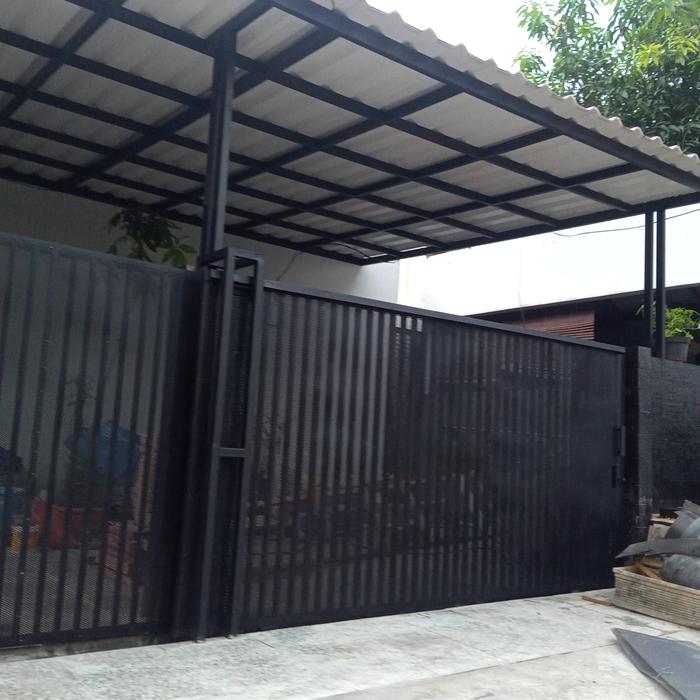 Jual pagar besi plat perforated lubang 5 mm - Kota Tangerang Selatan ...