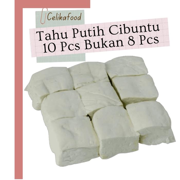 Jual Tahu Putih Cibuntu 8 Buah Tofu Kedelai Fermentasi Protein - Kota ...