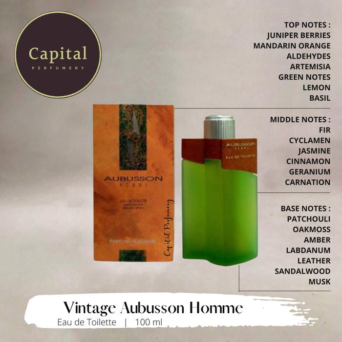 Jual Parfum Original Vintage Aubusson Homme Edt 100 ml - Kota Tangerang ...