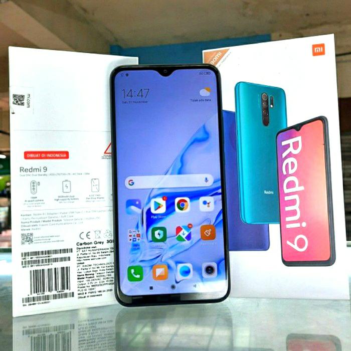 Jual Xiaomi Redmi 9 4/64 Second Mantap Fullset lengkap Original Asli ...
