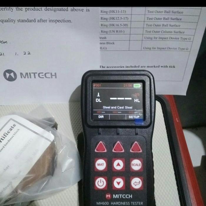 Jual Jual Leeb Portable Hardness Tester Mitech MH600 murah - Jakarta ...