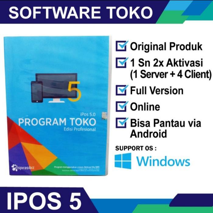 Jual SOFTWARE KASIR IPOS 5 PRO BISA INPUT DAN CEK ENJUALAN VIA ANDROID ...