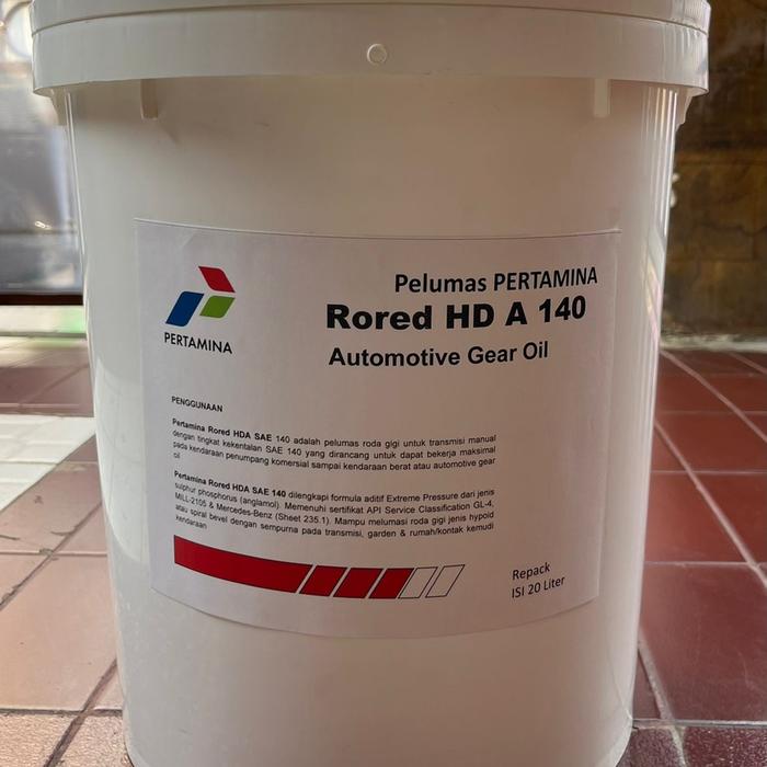 Jual Oli Gardan PERTAMINA RORED HD A 140 pelumas Transmisi - Jakarta ...