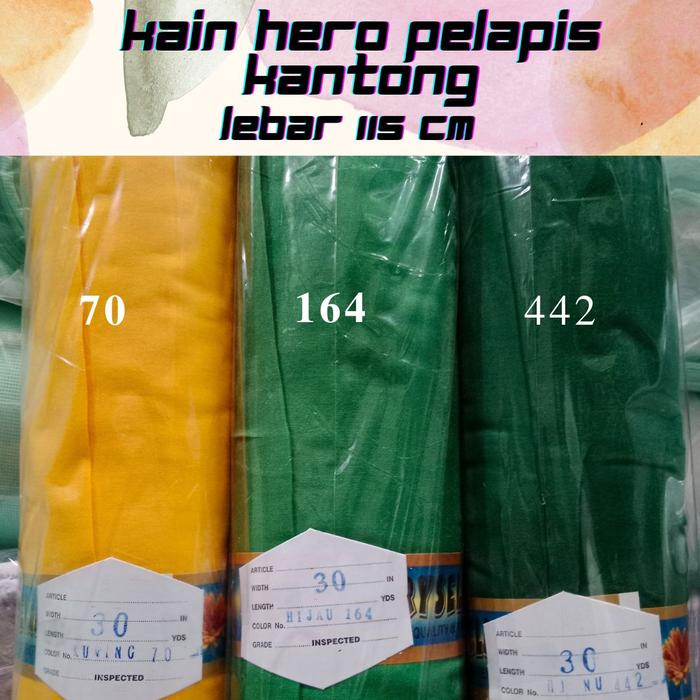 Jual Kain Arrow Kain Pelapis Kain Hero Kain Furing 1roll warna kedua ...