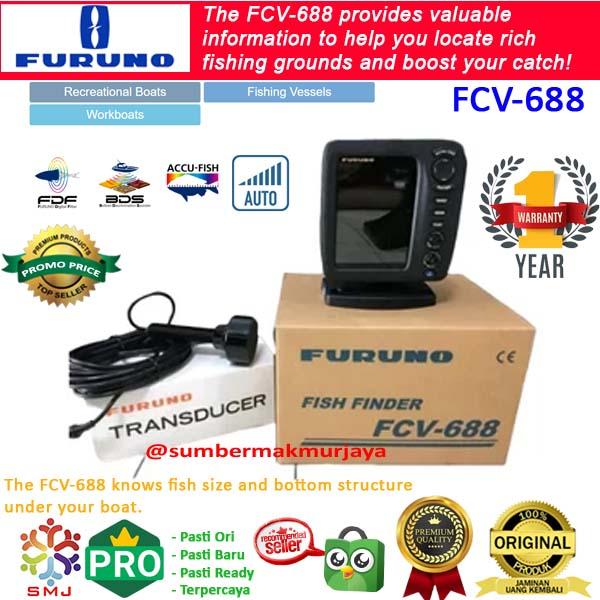 Jual Garansi 1 Tahun Furuno Fishdinder FCV-688 / Echosounder Furuno FCV-688 - Jakarta Utara ...