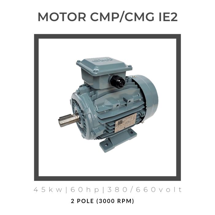 Jual MOTOR CMP/CMG IE2 45 KW 60 HP 380/660 VOLT 2 POLE,4 POLE & 6 POLE ...