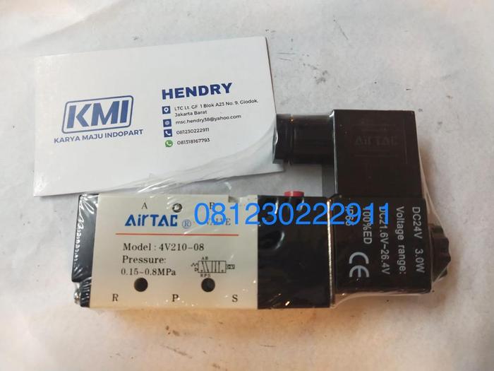 Jual AIRTAC VALVE SELENOID 4V210 08 DC24V 4V21008 - Jakarta Barat ...