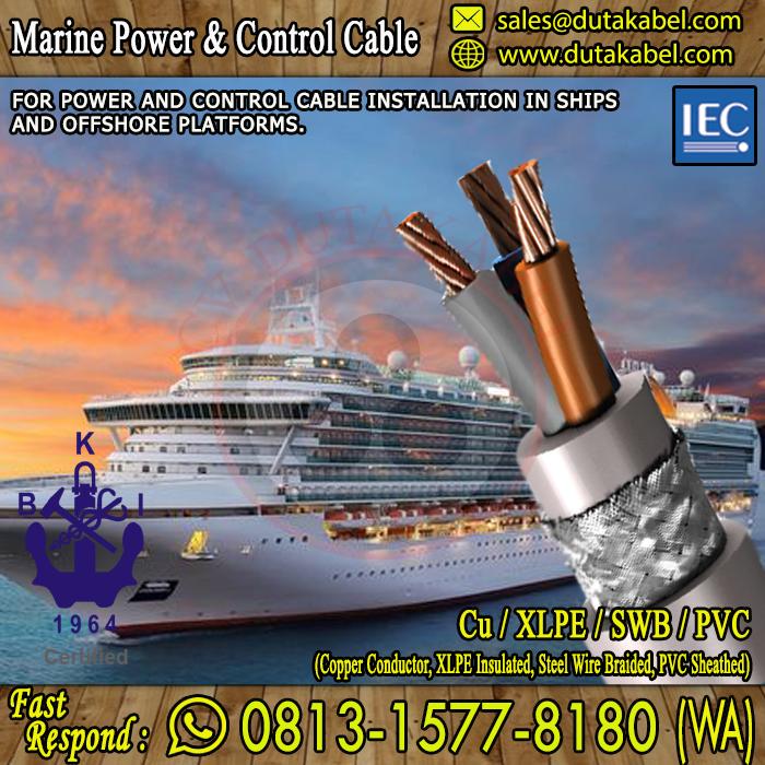 Jual Marine Cable - M2XQY 3x1,5 mm2 (Cu/XLPE/SWB/PVC) Grey / 3x1.5 mm2 ...