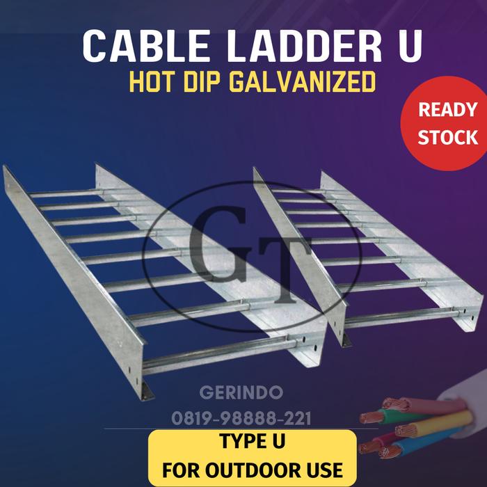 Jual Cable Ladder U 300x100x3000mm Hot Dip Galvanized HDG GT - Jakarta ...