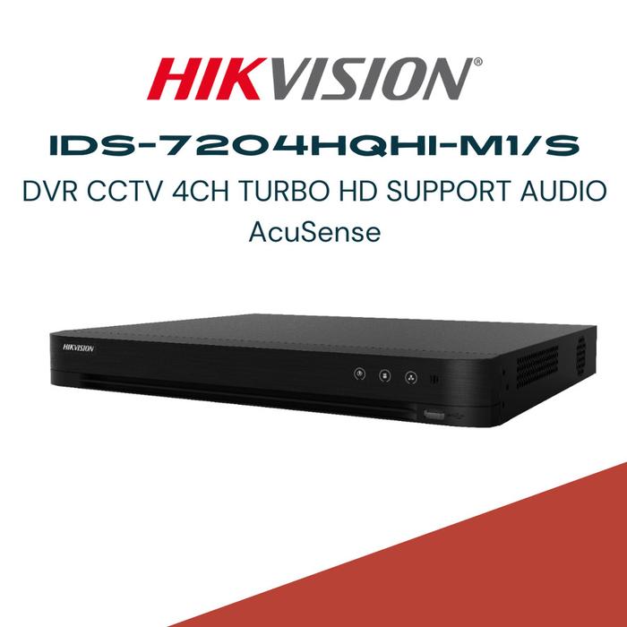 Jual HIK-VISION DVR XVR 4CH 4 Channel iDS-7204HQHI M1 S CCTV Turbo HD X ...