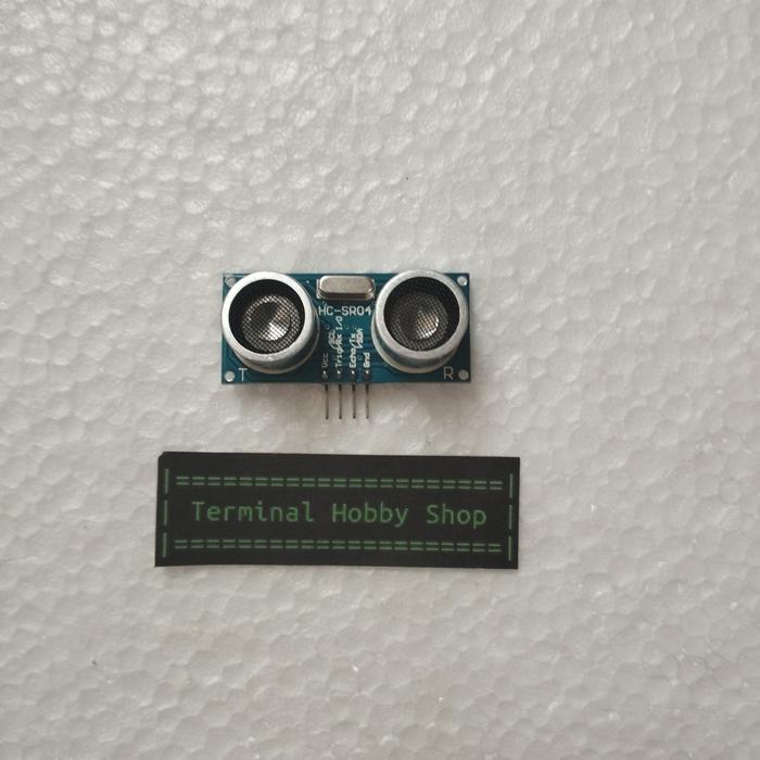 Jual ultrasonic distance measuring sensor / sensor jarak hc-sr04 ...