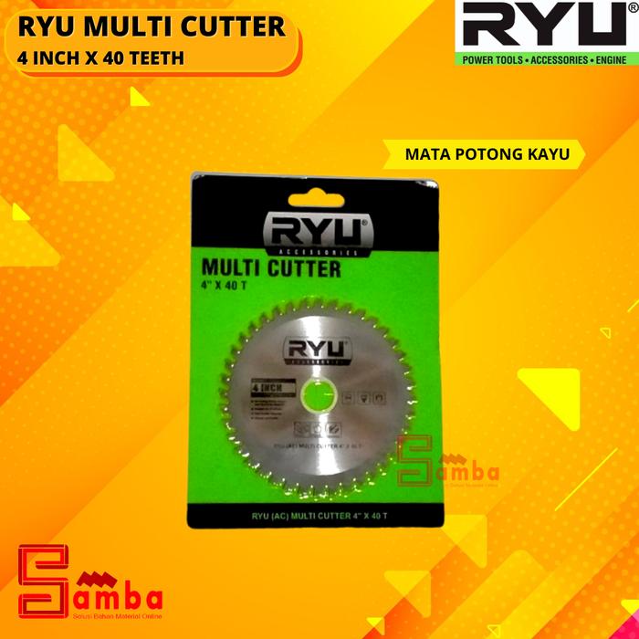Jual RYU MULTI CUTTER 4 INCH X 40 TEETH | MATA POTONG KAYU , ALUMUNIUM ...