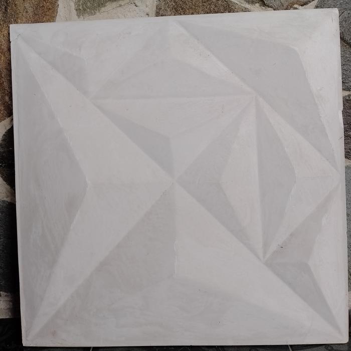 Jual 3D wallpanel dinding beton grc - STAR DIAMOND, 50x50 - Kota ...