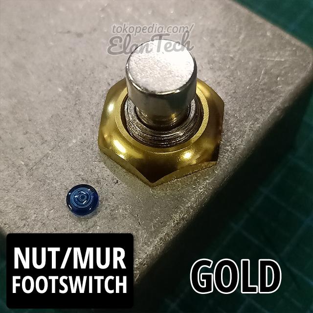 Jual Mur Footswitch 3PDT Gold Kuning Emas Nut Alumunium Anodized ...