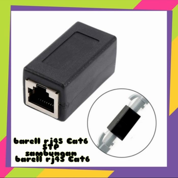 Jual Sambungan Barel RJ45 Cat6 STP/Connector RJ46 Cat6 - Jakarta Pusat ...