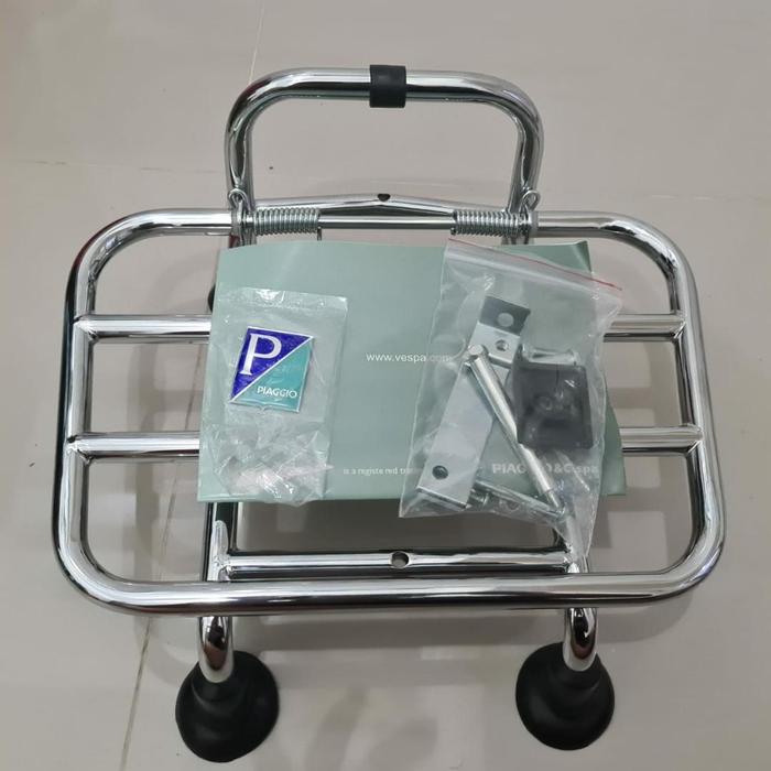 Jual Front Carrier/ Front Rack Chrome Vespa Sprint/Primavera Original ...
