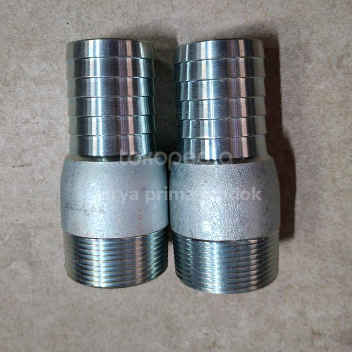 Jual king nepel 1 1/4"/nepel selang 1 1/4 inch drat BSPT - Jakarta ...