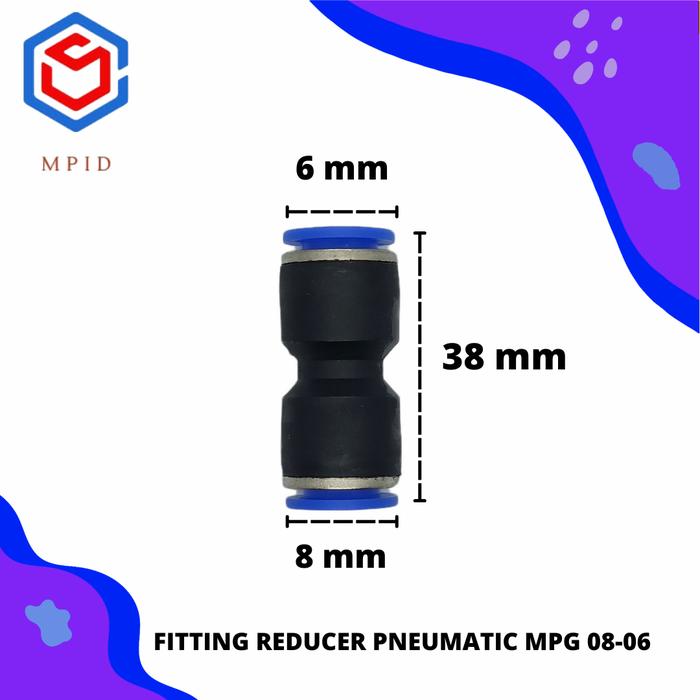 Jual FITTING REDUCER LURUS SELANG 8MM KE 6MM - Jakarta Barat - Mesin ...