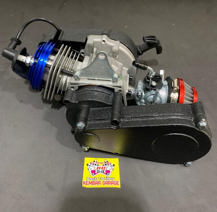 Jual Mesin Engine Set CNC 44mm Mini Trail Cross Atv 50cc 2 Tak Matic ...