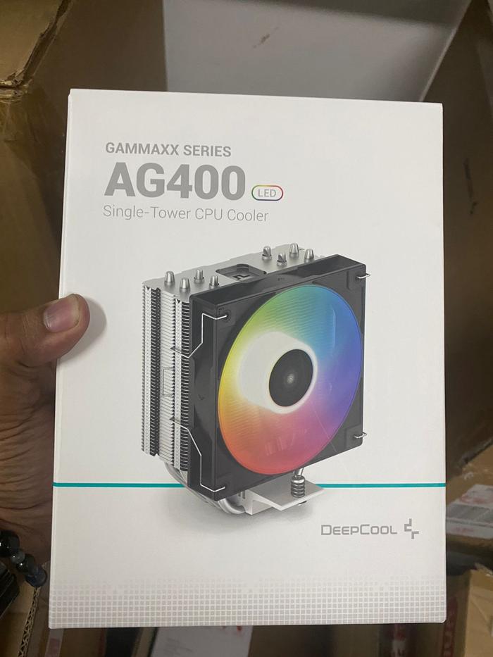 Jual DEEPCOOL CPU COOLER AG400 LED RGB 12CM bisa LGA 1700 - Kota ...