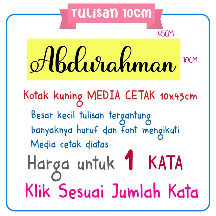 Jual TULISAN STEROFOAM DEKORASI BACKDROP | TULISAN NAMA STEROFOAM ...