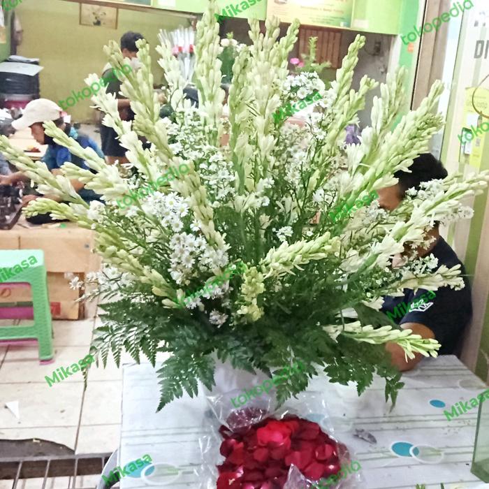 Jual vas bunga meja bunga sedap malam wangi harum semerbak cantik ...