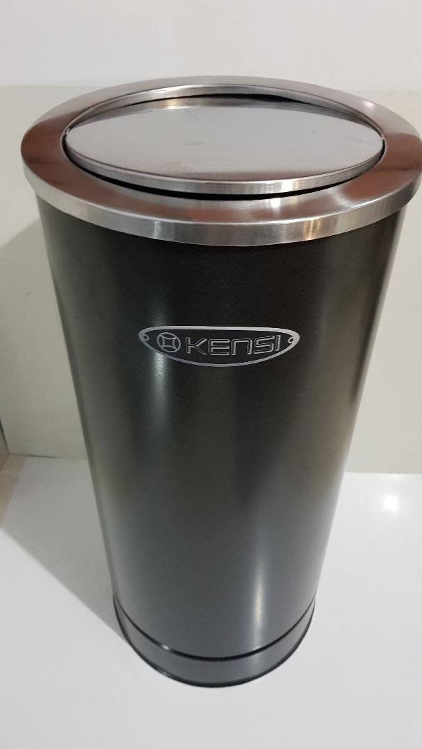 Jual Tempat Sampah Standing Dustbin Stainless Dia.40xT.80 cm Tutup ...