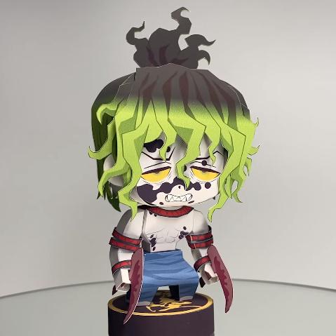 Jual Chibi Gyutaro Kimetsu No Yaiba Demon Slayer Papercraft - Kab ...