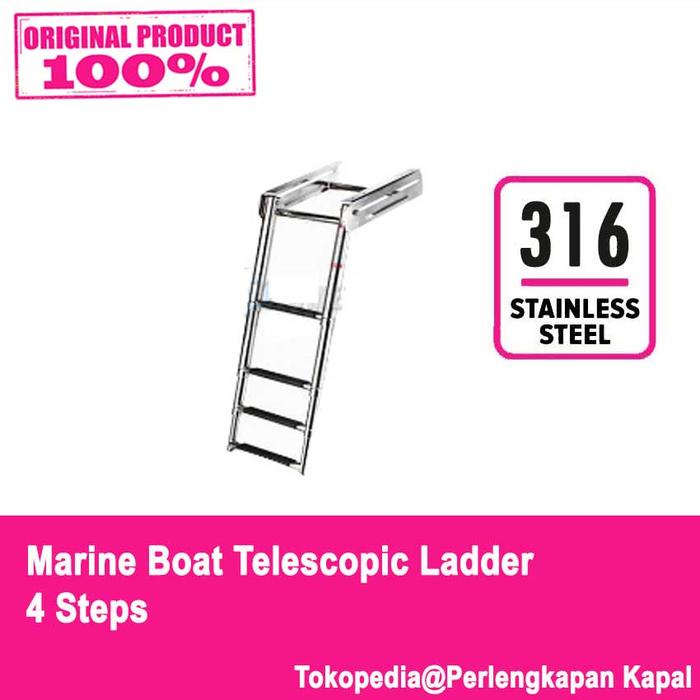 Jual Marine Boat Telescopic Ladder 4 steps / Tangga Lipat Kapal ...