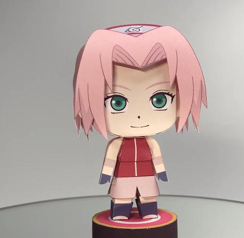 Jual Chibi Sakura Haruno Papercraft - Kab. Bekasi - Papercraft Tiviti ...
