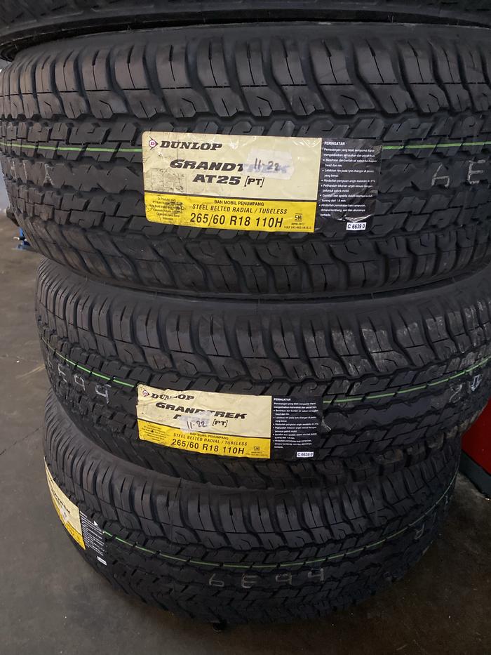 Jual BAN 265/60 R18 GRANDTREK AT25 DUNLOP FORTUNER VRZ/PAJERO SPORT ...