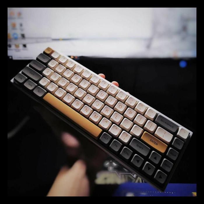 Jual Ember Shimmer DOUBLESHOT PBT XDA Profile Keycaps Mechanical ...