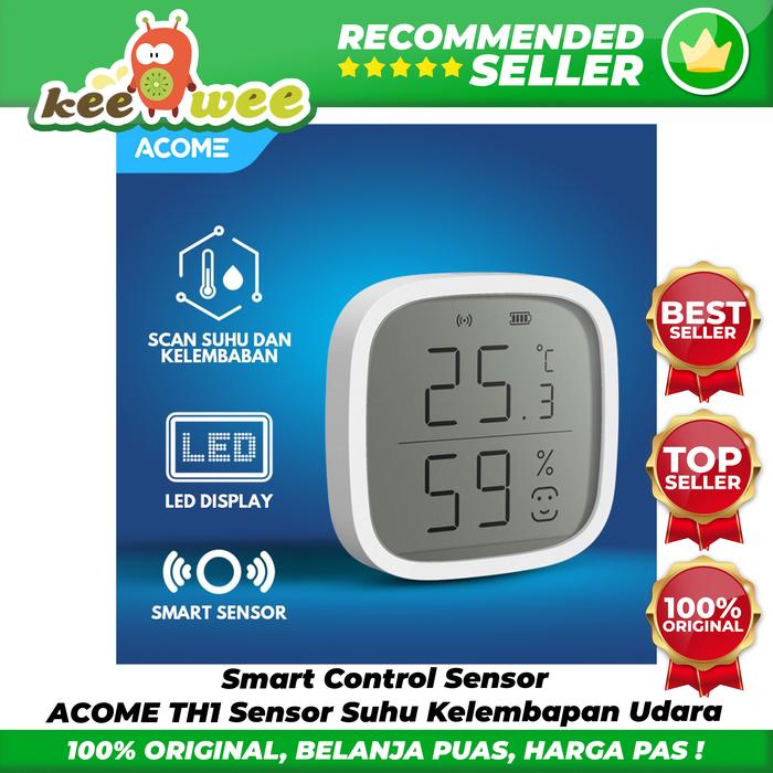 Jual Smart Control Sensor ACOME TH1 Sensor Suhu Kelembapan Udara - Kota ...