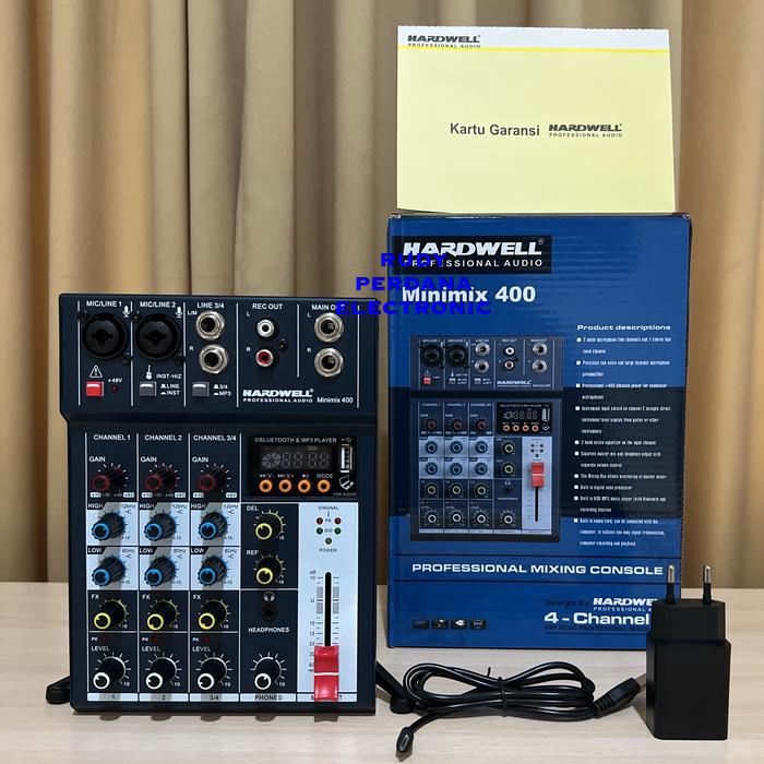 Jual MIXER AUDIO 4 CHANNEL BLUETOOTH SOUND CARD USB HARDWELL MINIMIX ...