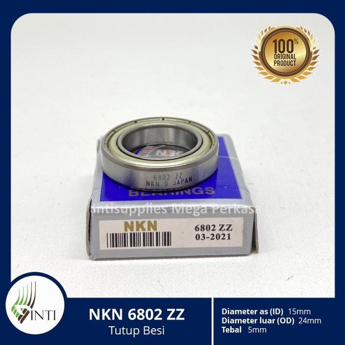 Jual Bearing NKN 6802 ZZ asli laher - Kab. Bekasi - Inti Supplies ...