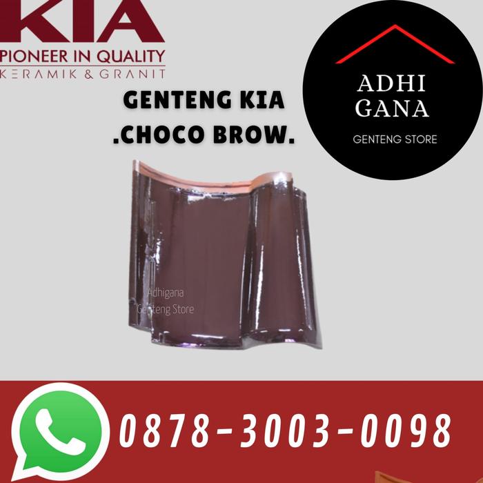 Promo Genteng Keramik KIA Choco Brown Kw1 / Genteng Keramik Murah ...