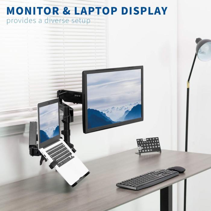 Jual Bracket Monitor Dual Arm Monitor dan Laptop Gas-Strut Flexi Mount ...