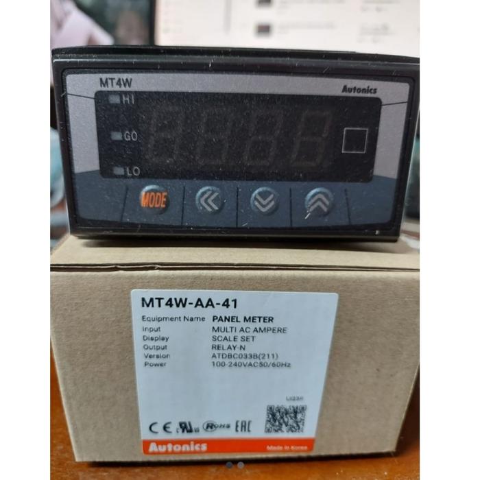Jual multi panel meter mt4w aa 41 autonics - Kota Bandung - sumber elektrik cikapundung | Tokopedia