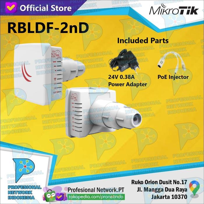 Promo Mikrotik LDF 2 RBLDF-2nD 2,4Ghz Embedded Wireless Cicil 0% 3x ...