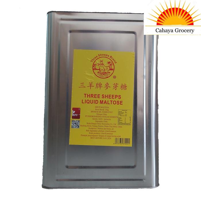Jual Liquid Maltose Three Sheeps 25KG (ONLY GOJEK / GRAB) - Jakarta ...
