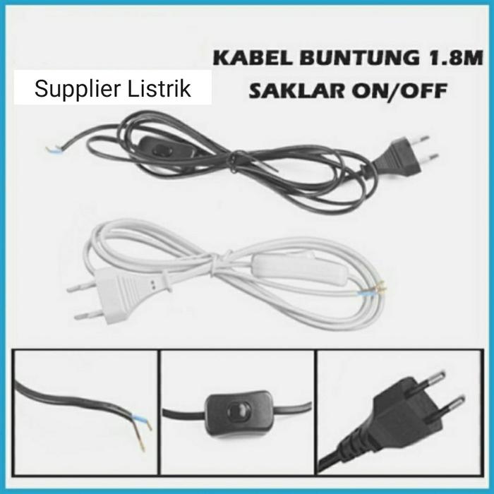 Jual KABEL POWER AC 220V BUNTUNG / KABEL BUNTUNG / KABEL LISTRIK - AC ...