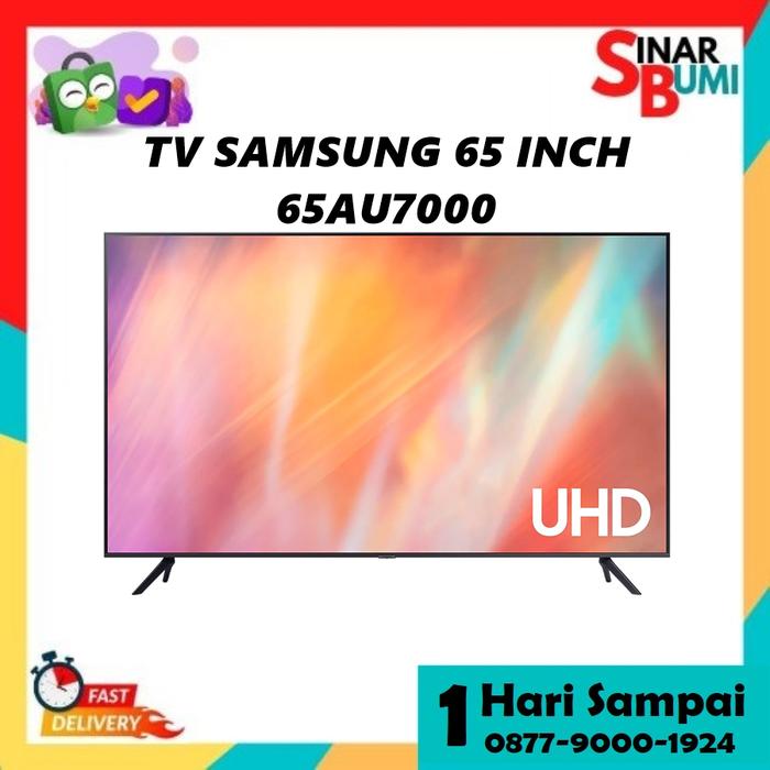Jual TV SAMSUNG 65AU7000 CRYSTAL UHD 4K SMART TV 65 INCH AU65AU7000 ...